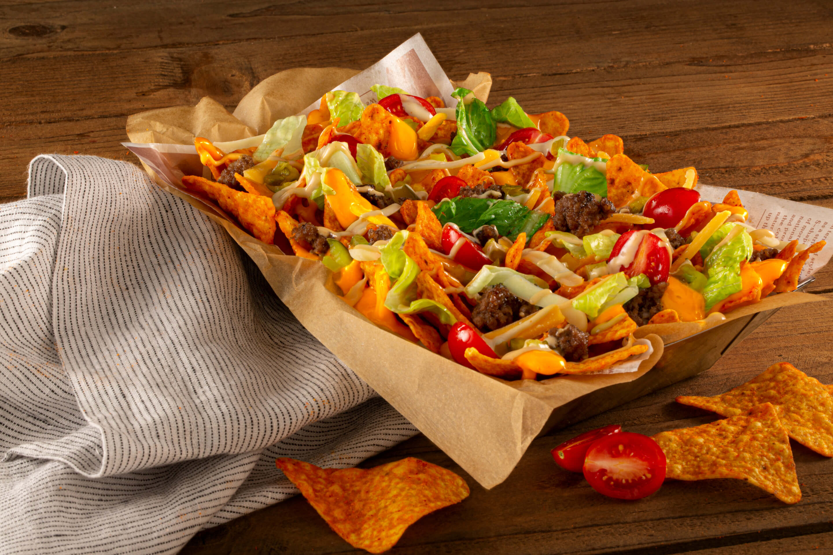 DORITOS® Cheeseburger Nachos | PepsiCo Foods North America Foodservice